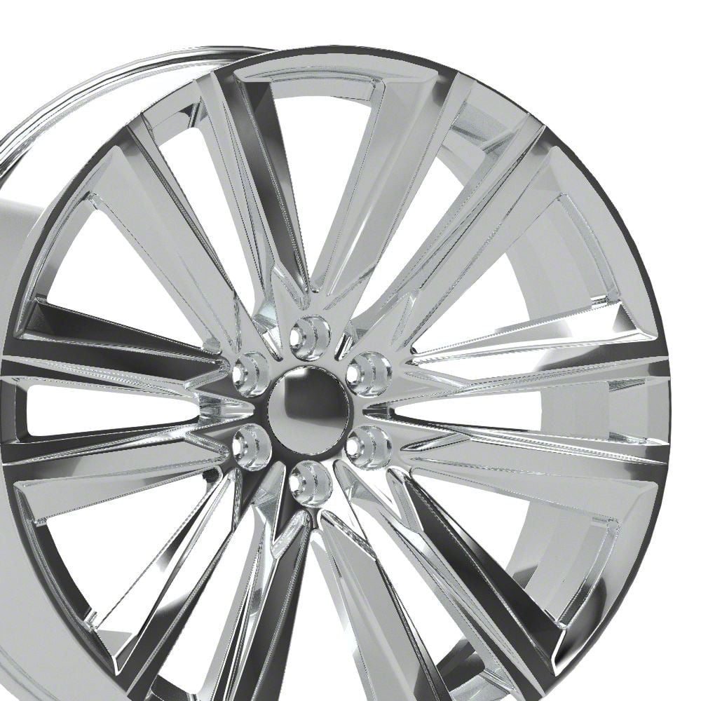 Sierra 1500 CA91 Chrome 6-Lug Wheel; 26x10; 28mm Offset (07-13 Sierra ...