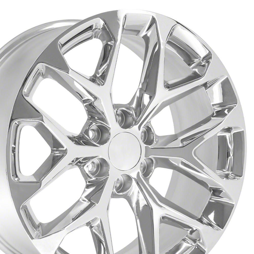 Yukon CV98C Chrome 6-Lug Wheel; 22x9; 28mm Offset (07-14 Yukon) - Free ...
