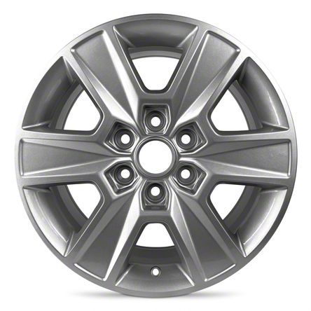 F-150 6-Spoke Replica Aluminum Silver 6-Lug Wheel; 18x7.5; 44mm Offset ...