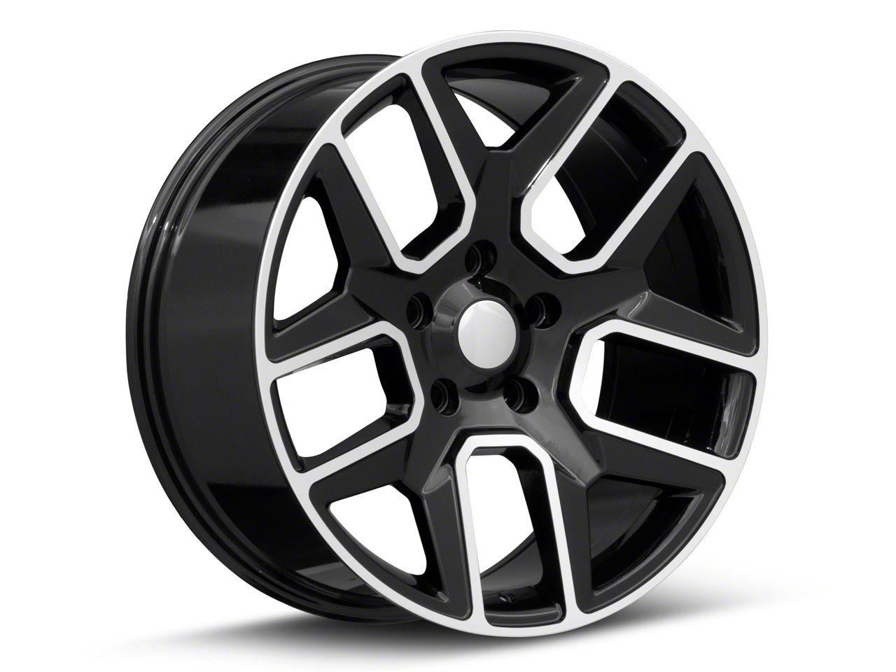 RAM 1500 Night Edition Style Gloss Black Machined 5-Lug Wheel; 20x9 ...