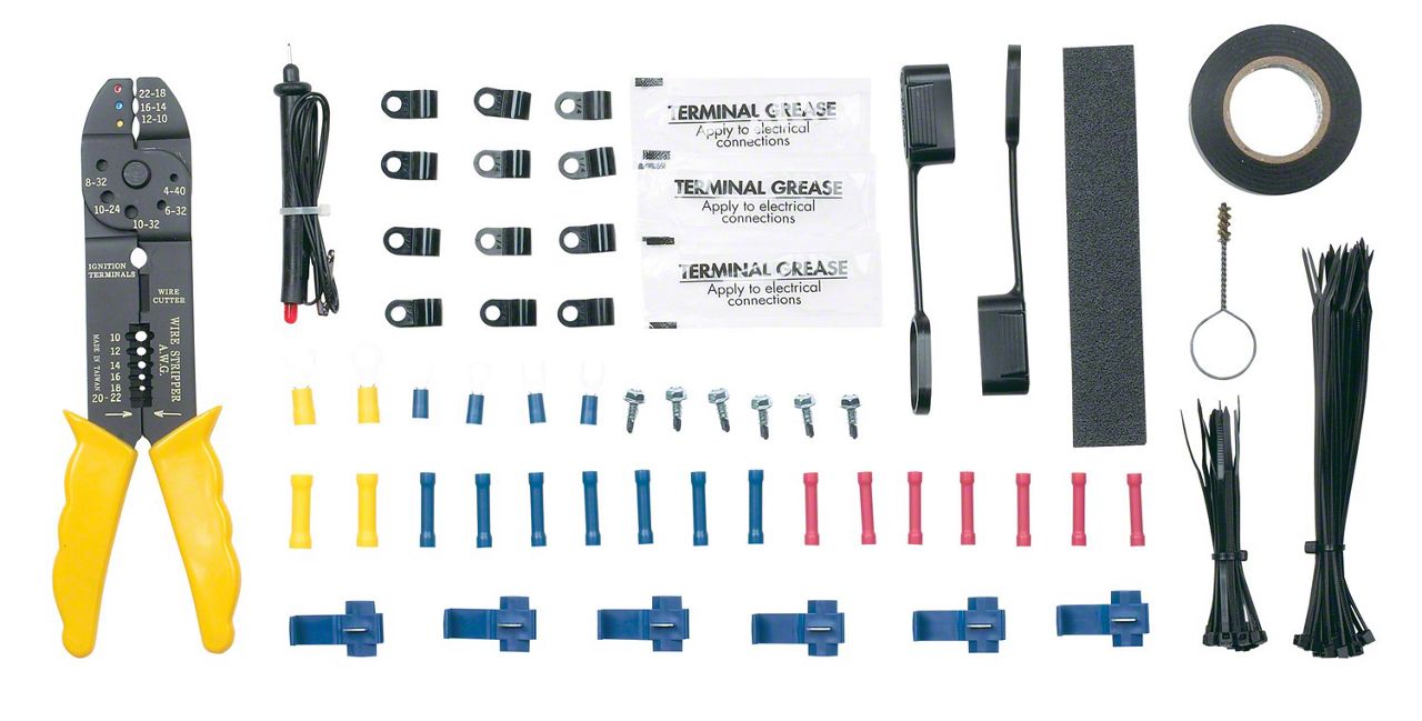 Universal AT Towing Deluxe Electrical Accessories Kit; 100-Piece Set ...