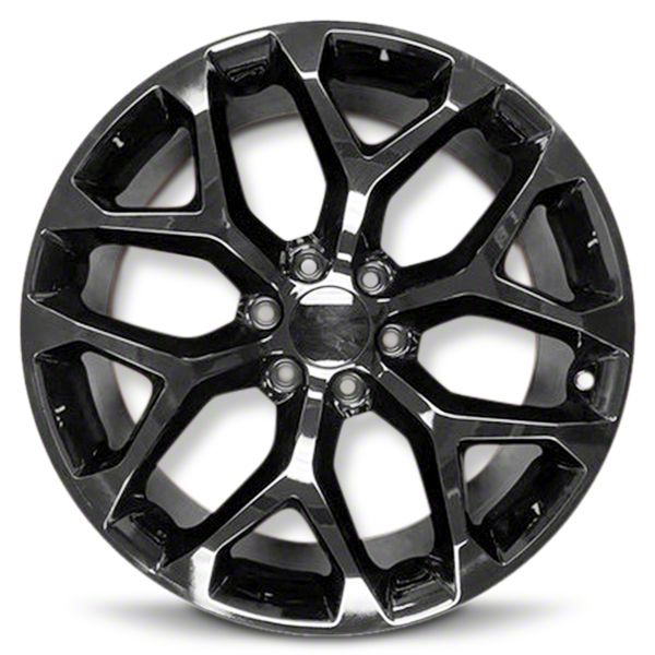 Silverado 1500 6-Y Spoke Replica Gloss Black 6-Lug Wheel; 22x9; 31mm ...