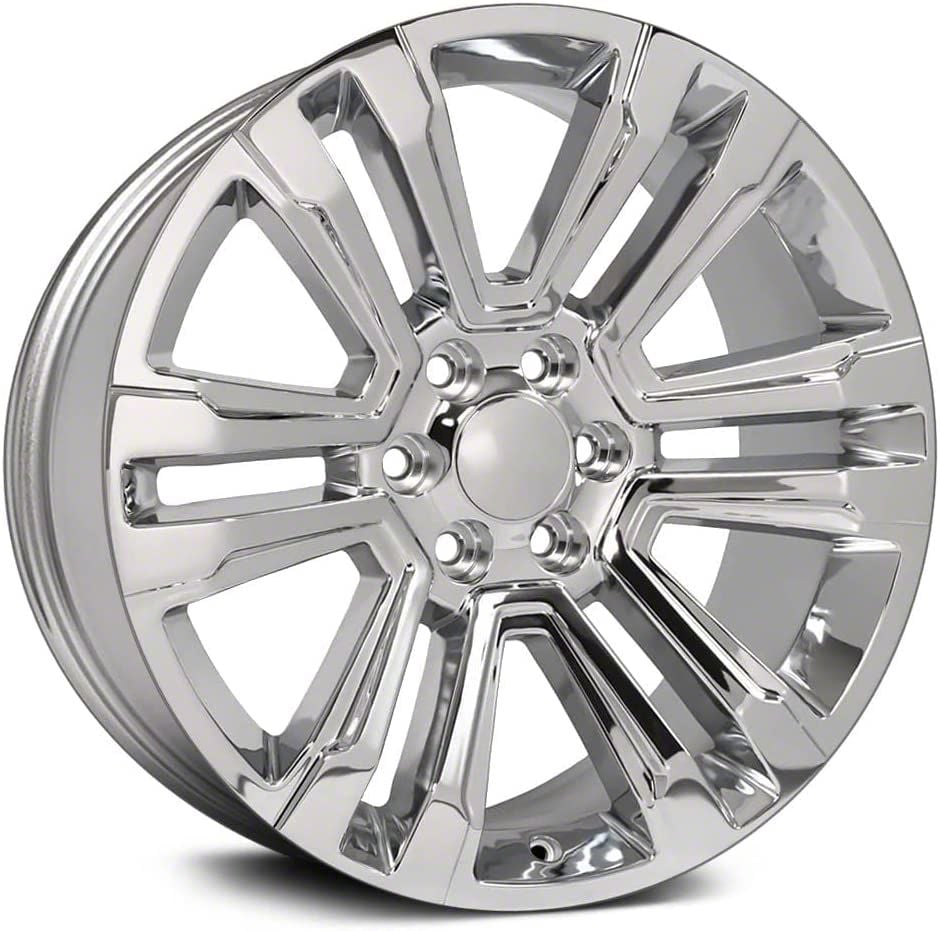 Silverado 1500 CV44 Chrome 6-Lug Wheel; 22x9; 24mm Offset (14-18 ...