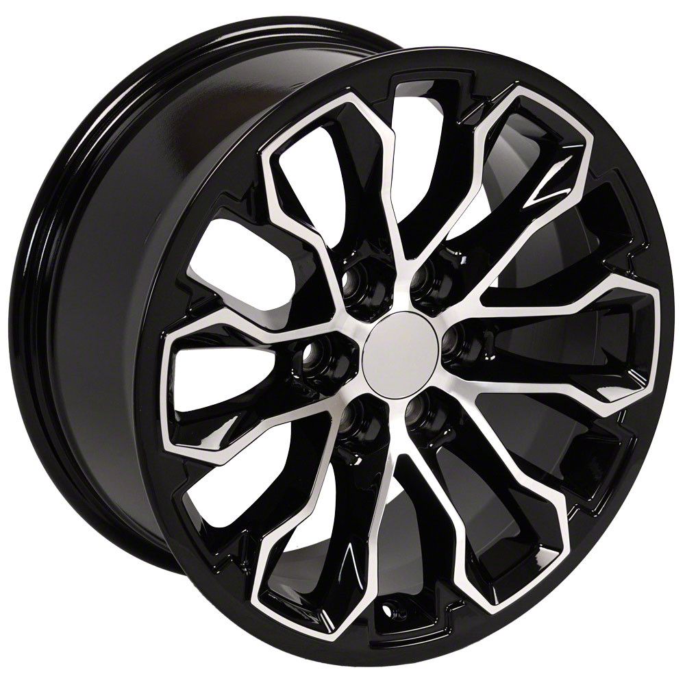 Canyon CV54 Black Machined 6-Lug Wheel; 17x8; 33mm Offset (15-22 Canyon ...