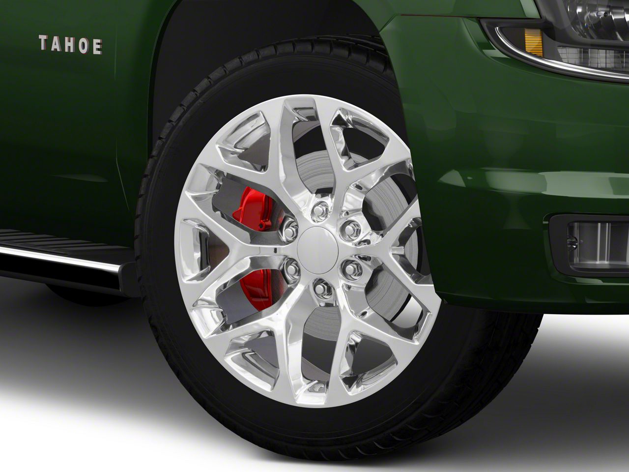 Tahoe Chevy Snowflake Replica Chrome 6-Lug Wheel; 20x9; 27mm Offset (15 ...