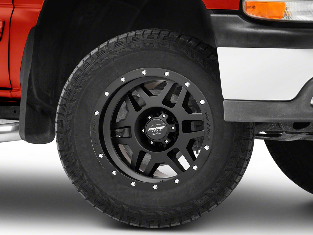 Pro Comp Wheels Silverado 1500 Phaser Satin Black 6-Lug Wheel; 18x9 ...