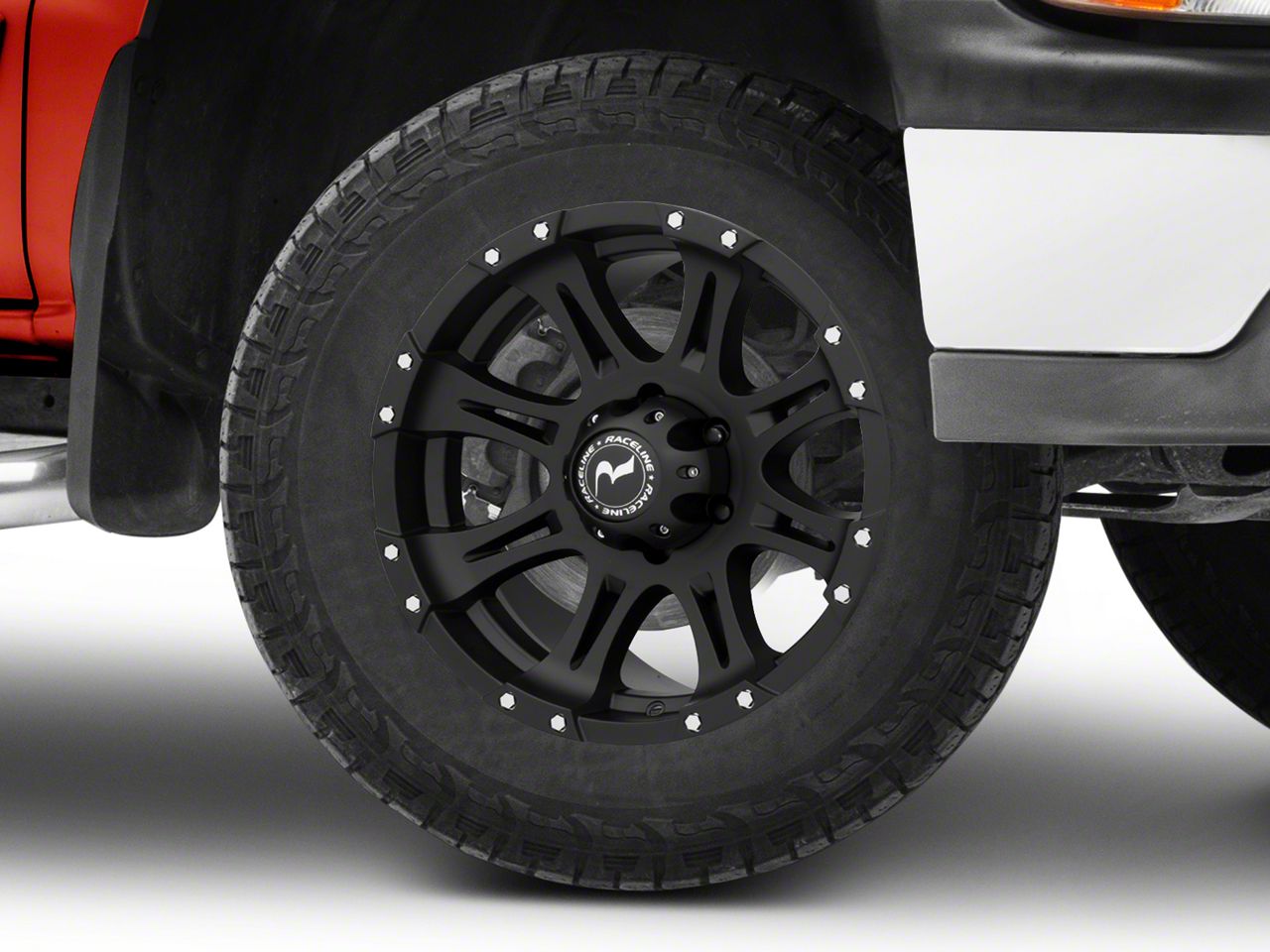 Raceline Silverado 1500 Raptor Black 6-Lug Wheel; 18x9; -6mm Offset 981 ...