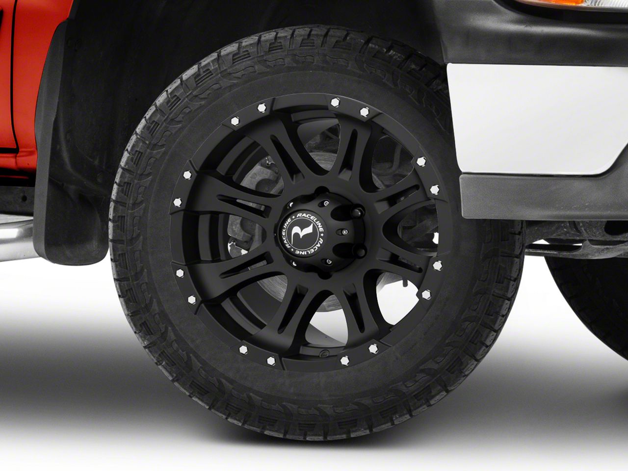 Raceline Silverado 1500 Raptor Black 6-Lug Wheel; 20x9; 30mm Offset 981 ...