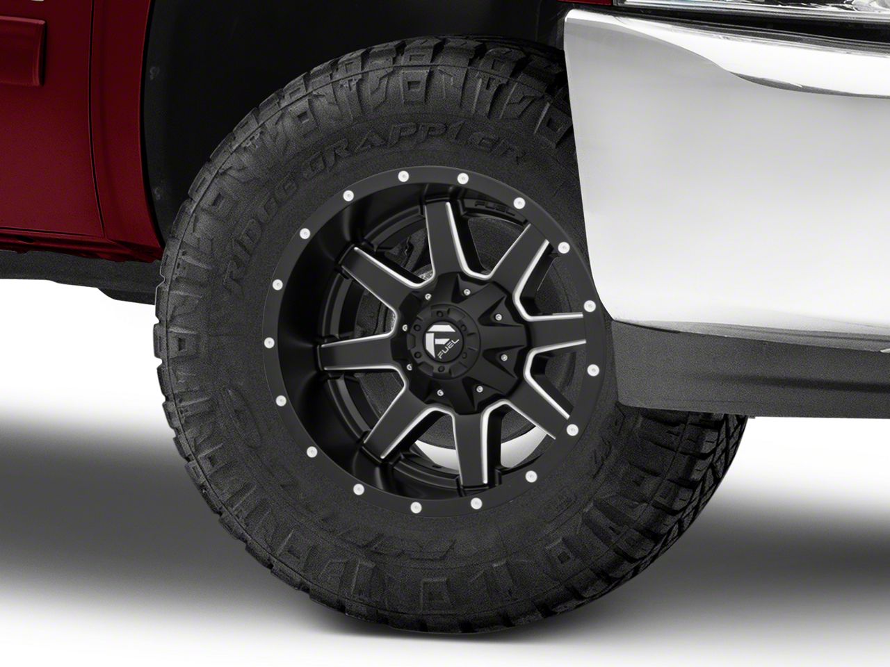 Fuel Wheels Silverado 1500 Maverick Matte Black Milled 6-Lug Wheel ...
