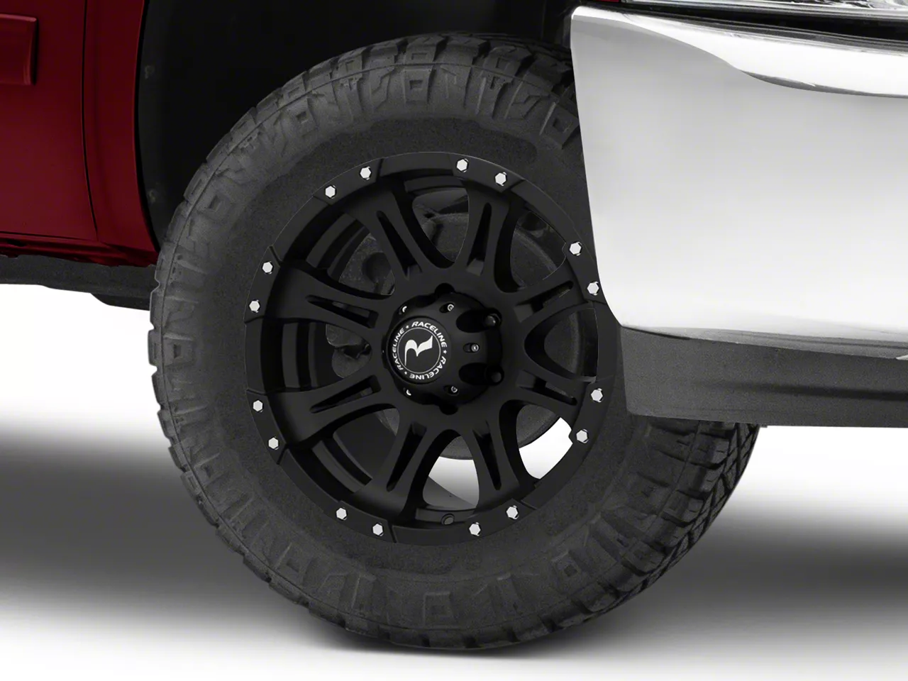 Raceline Silverado 1500 Raptor Black 6-Lug Wheel; 18x9; 25mm Offset 981 ...
