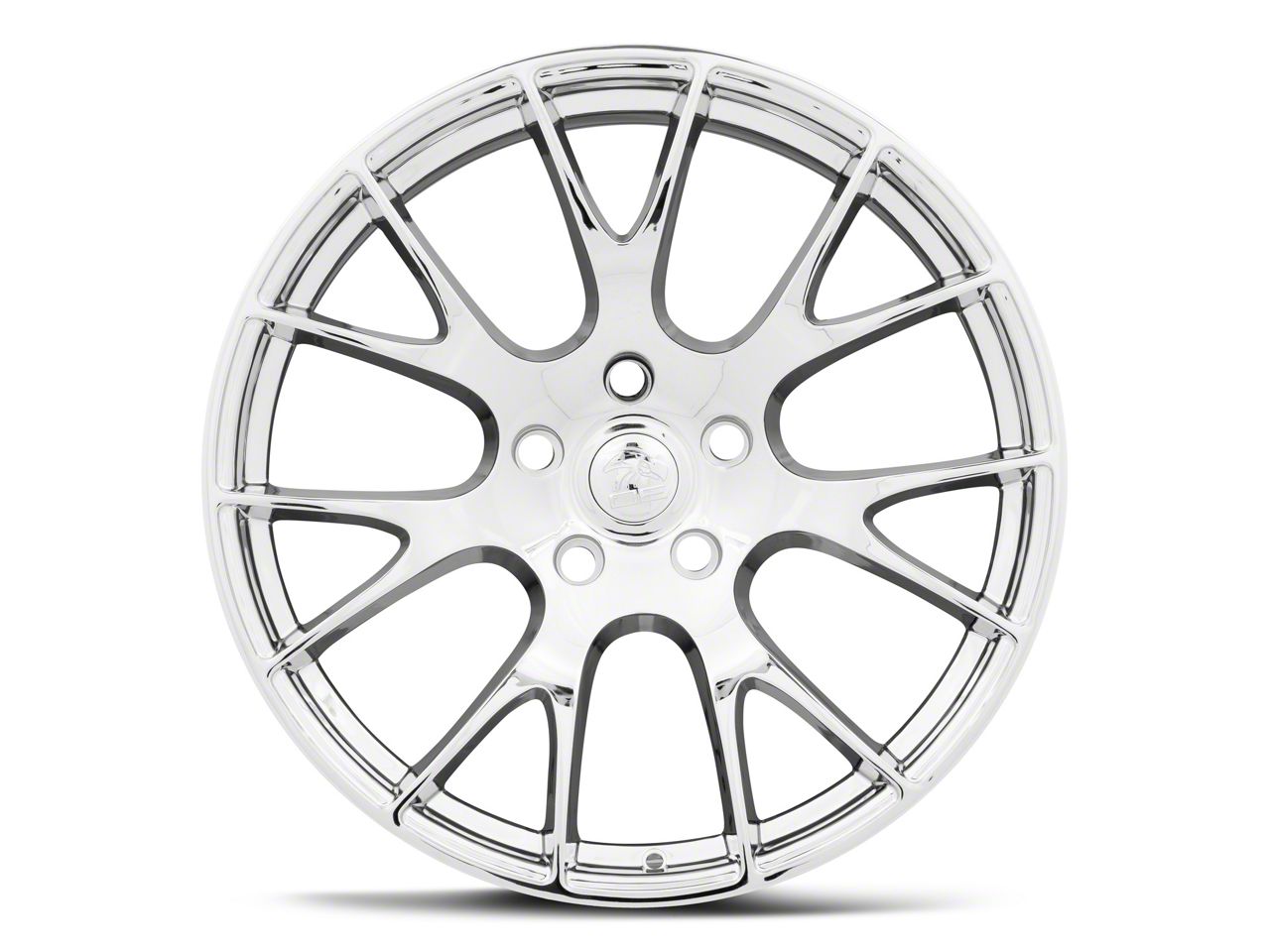 RAM 1500 Hellcat Style Chrome 5-Lug Wheel; 22x10; 25mm Offset (09-18 ...