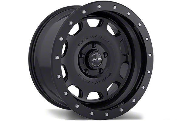 SOTA Off Road Silverado 1500 D.R.T. Stealth Black 6-Lug Wheel; 17x8.5 ...