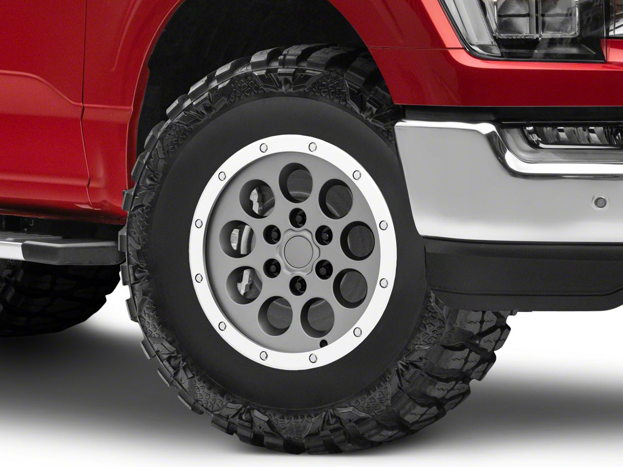 F-150 Gen1 Raptor Beadlock Style Charcoal 6-Lug Wheel; 17x8.5; 34mm ...