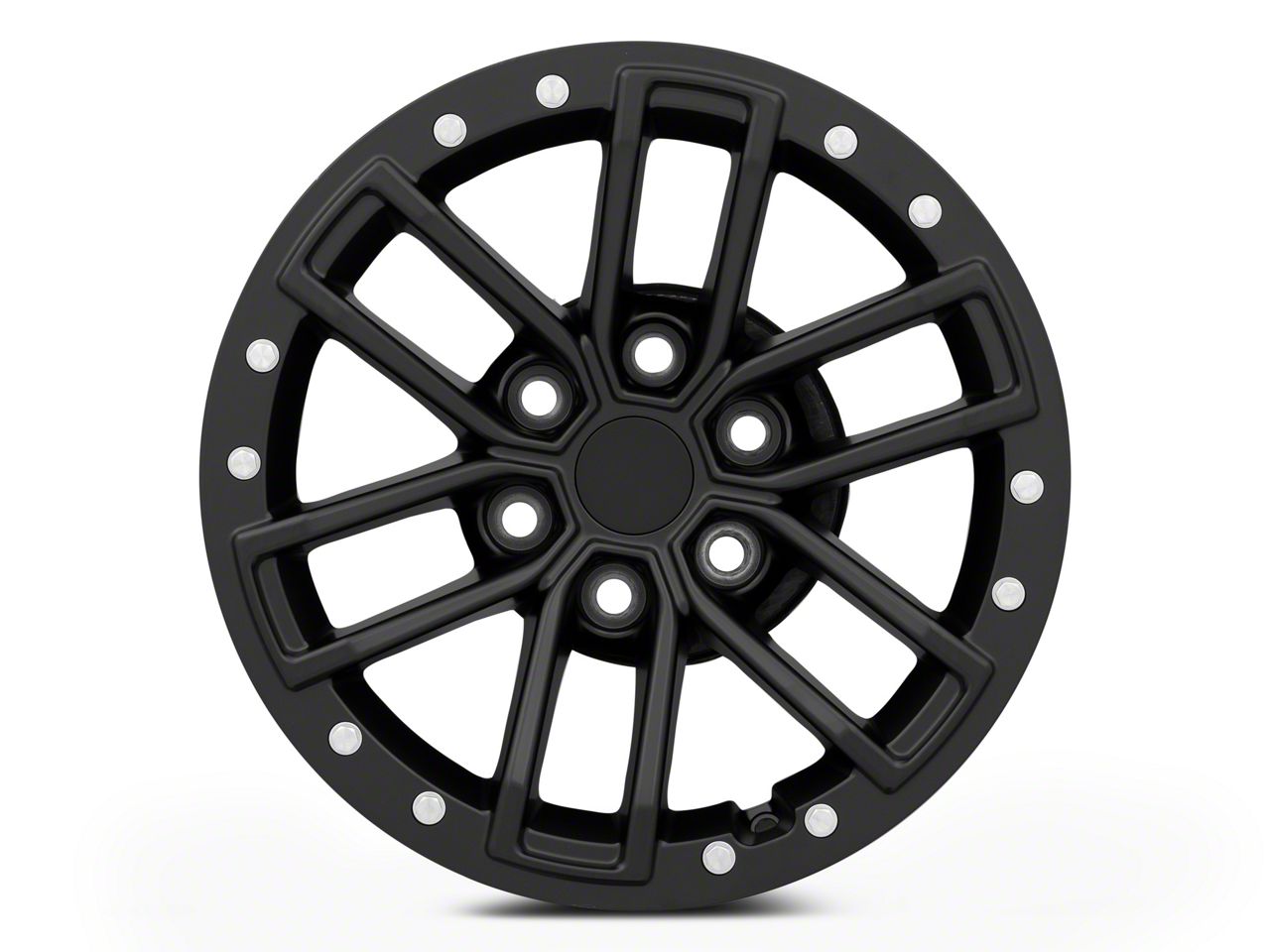 F-150 Raptor Beadlock Style Matte Black 6-Lug Wheel; 17x8.5; 34mm ...