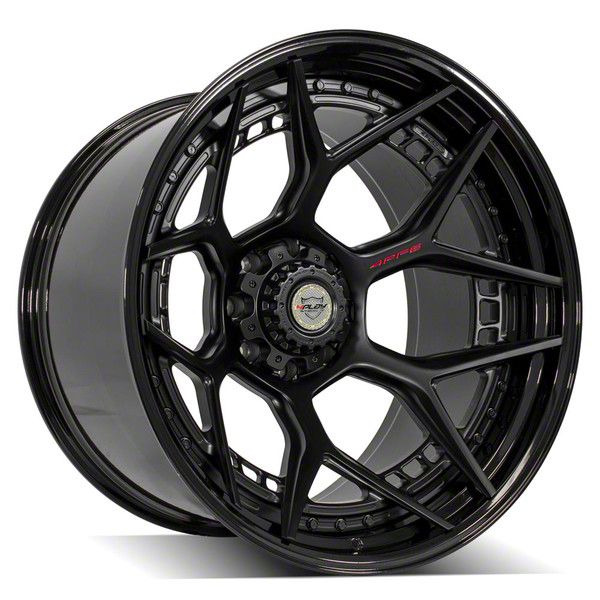 4Play F-150 Forged Series 4PF6 Matte Black Center with Gloss Black ...
