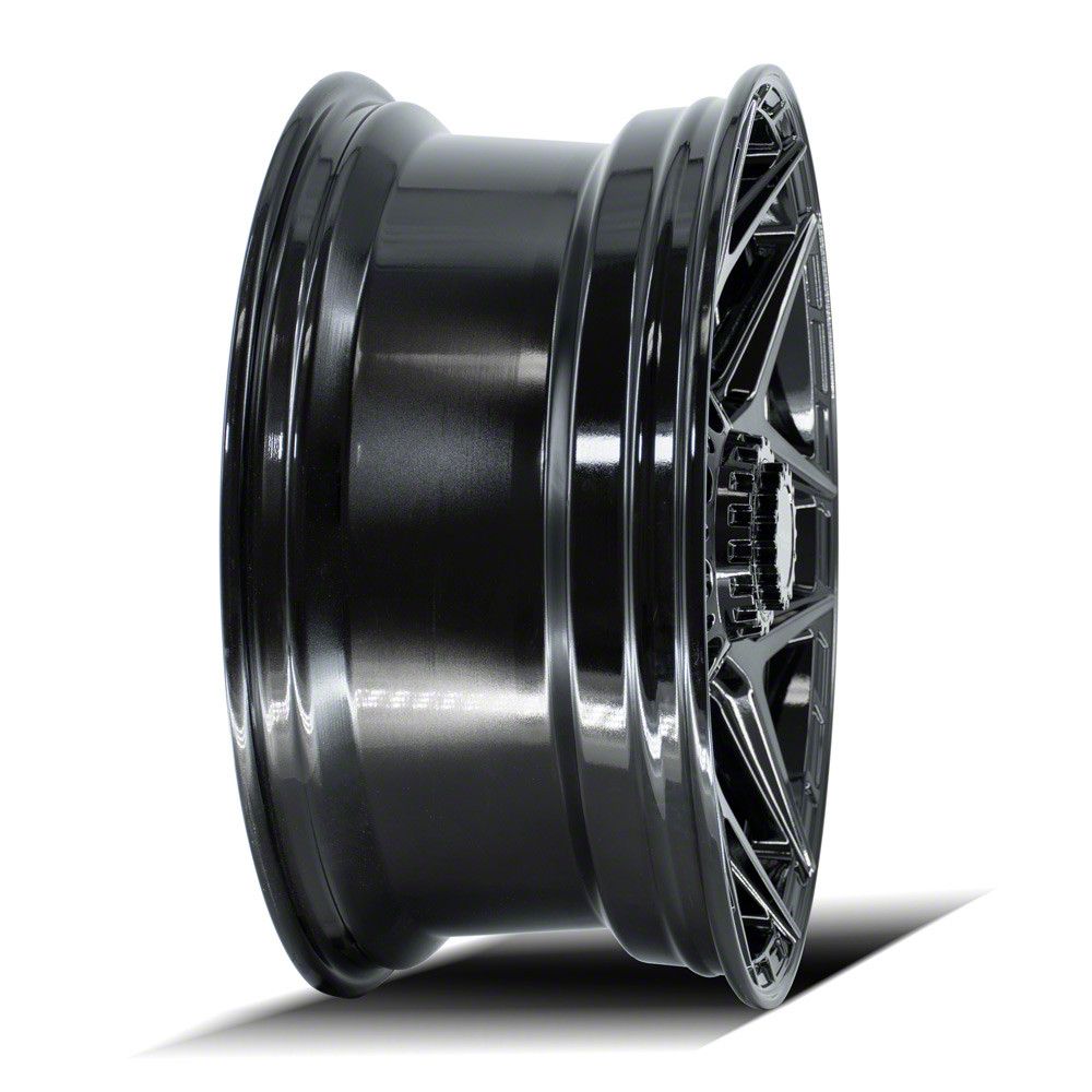 4Play Silverado 2500 4P06 Brushed Black 8-Lug Wheel; 20x9; 0mm Offset ...