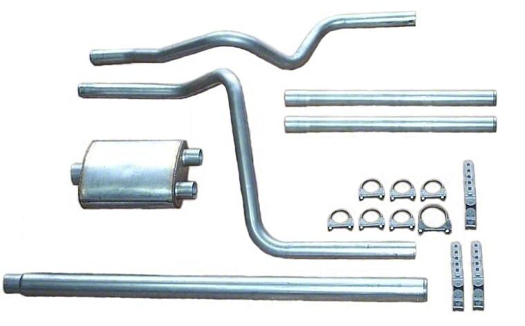 RAM 1500 2.25-Inch Aluminized Dual Exhaust System with HVS Welded ...