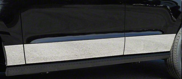 RAM 1500 8-Inch Wide Rocker Panel Covers; Stainless Steel (02-08 RAM ...