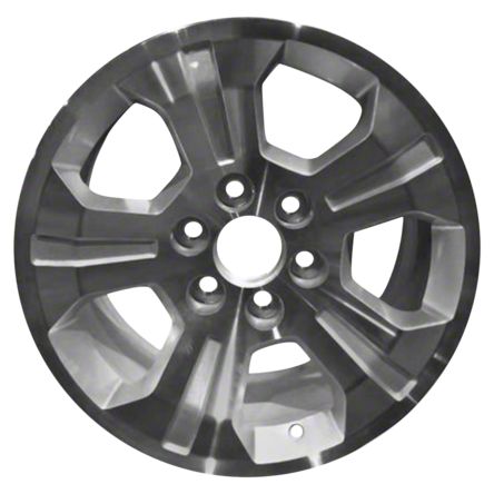 Sierra 1500 5-Spoke Replica Aluminum Silver 6-Lug Wheel; 18x8.5; 24mm ...