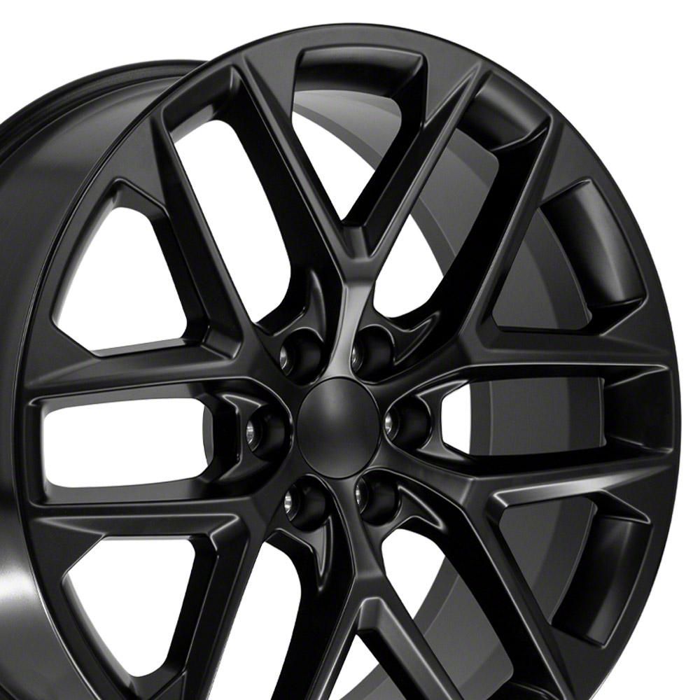 Silverado 1500 CV62 Gloss Black 6-Lug Wheel; 24x10; 28mm Offset (99-06 ...