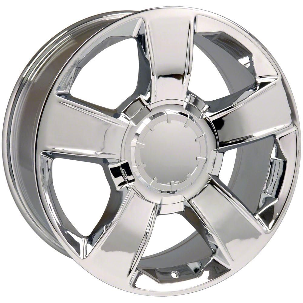 Silverado 1500 CV79 Chrome 6-Lug Wheel; 20x8.5; 30mm Offset (99-06 ...