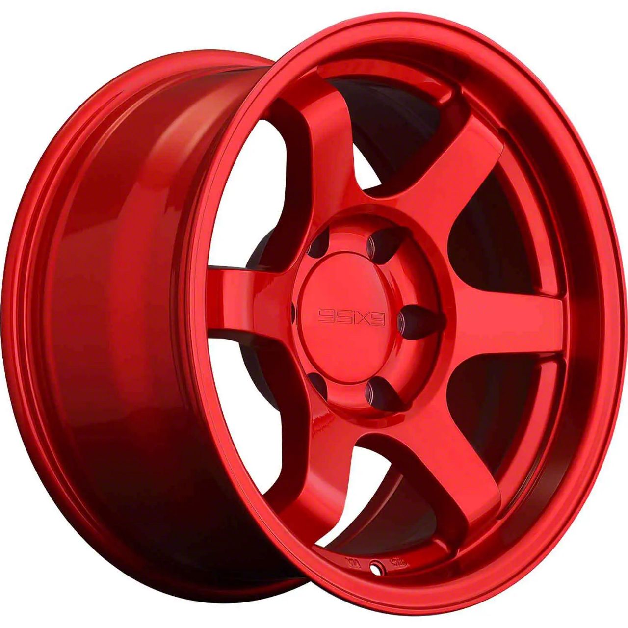 9Six9 Wheels Silverado 1500 SIX-1 Truck/SUV Candy Apple Red 6-Lug Wheel ...