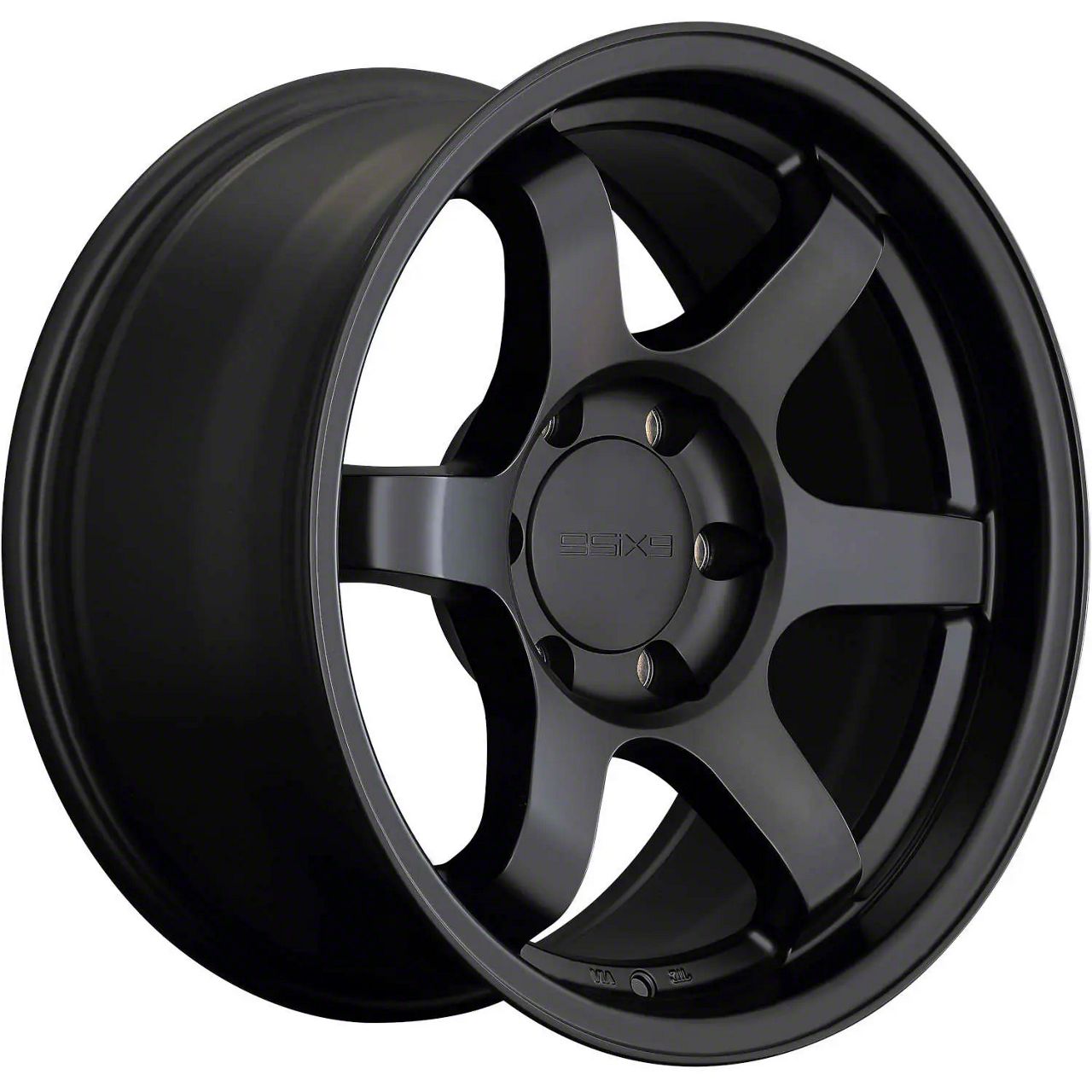 9Six9 Wheels RAM 1500 SIX-1 Truck/SUV Matte Black 6-Lug Wheel; 18x9 ...