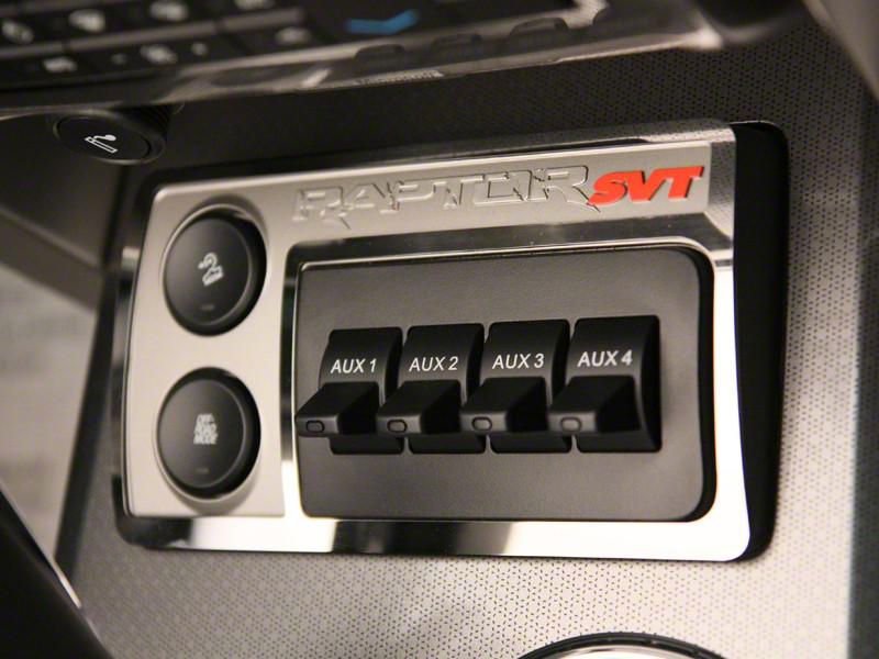 F-150 Brushed Auxiliary Switches Trim Ring (10-14 F-150 Raptor) - Free ...