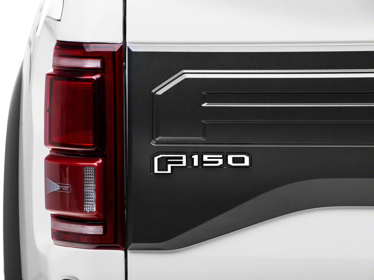 F-150 F-150 and Raptor Tailgate Badges; Polished (17-20 F-150 Raptor ...