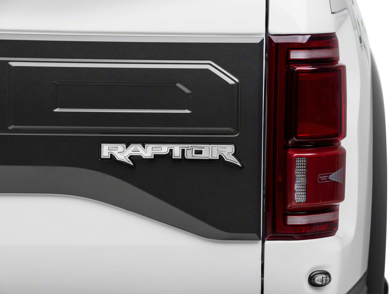 F-150 F-150 and Raptor Tailgate Badges; Polished (17-20 F-150 Raptor ...