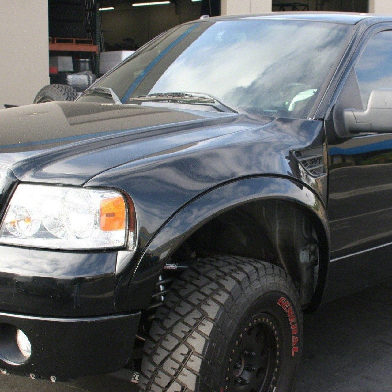 Advanced Fiberglass Concepts F-150 Raptor Conversion Fenders; Unpainted ...