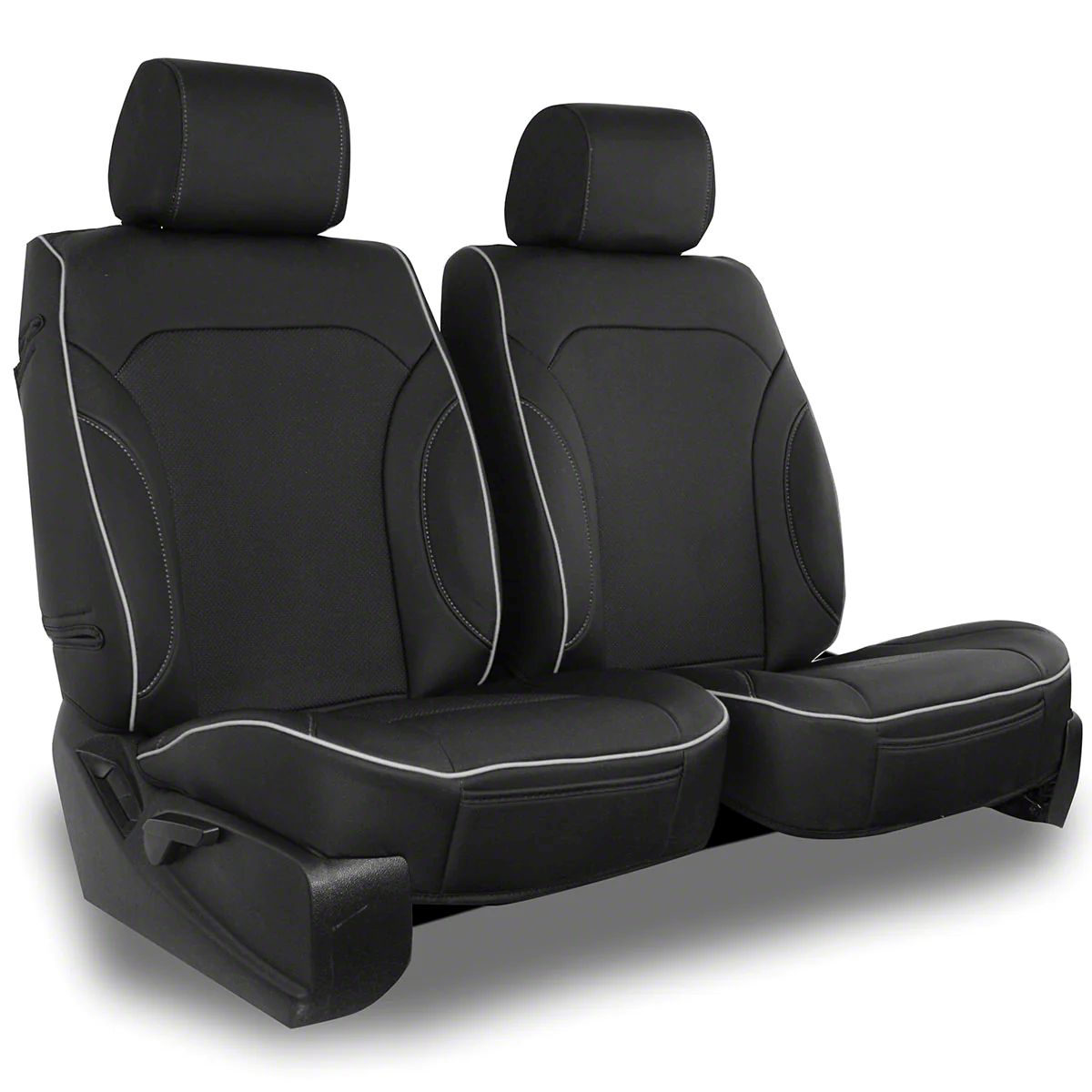 Aegis Cover F-250 Super Duty Leatherette Low Back Bucket Seat Covers ...