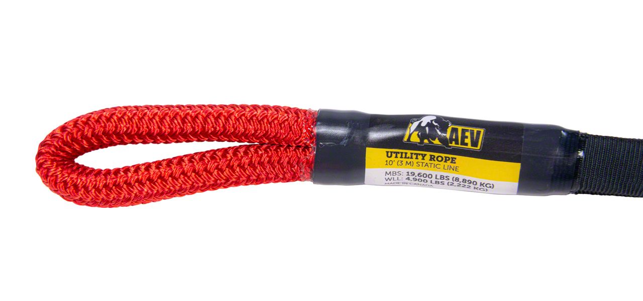 AEV Ranger Mid-Size 3/8-Inch Utility Rope 80808006AA - Free Shipping