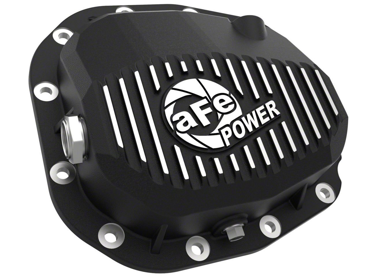AFE F-150 Pro Series Rear Differential Cover with Machined Fins; Black ...