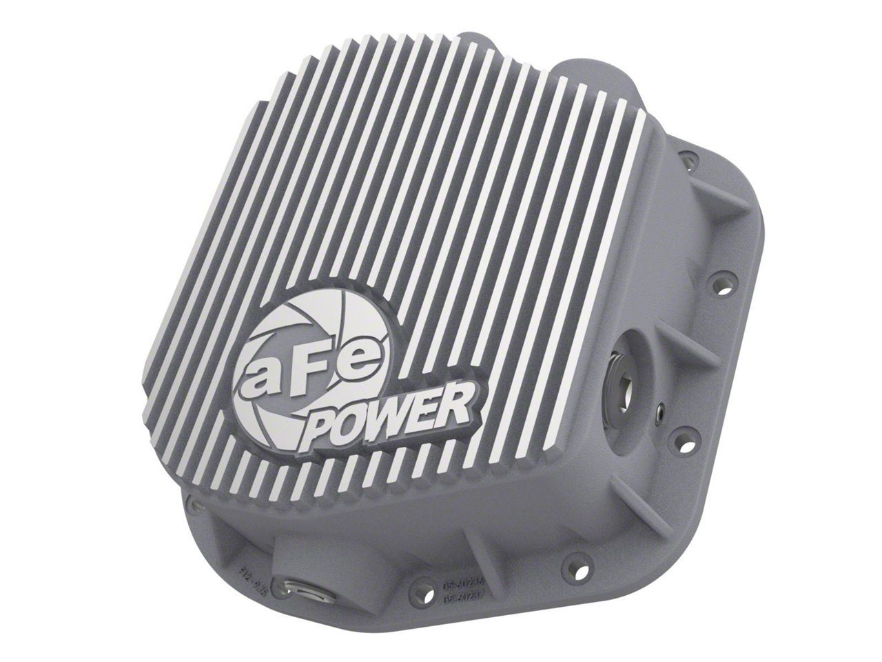 AFE F-150 Street Series Rear Differential Cover with Machined Fins; Raw ...