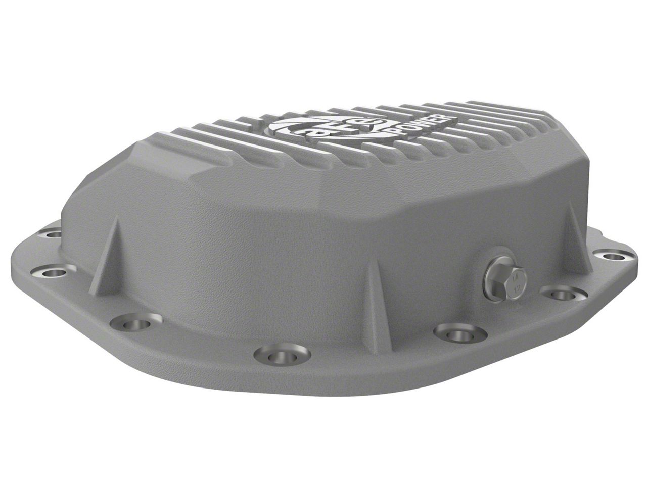 AFE F-150 Street Series Rear Differential Cover with Machined Fins; Raw ...