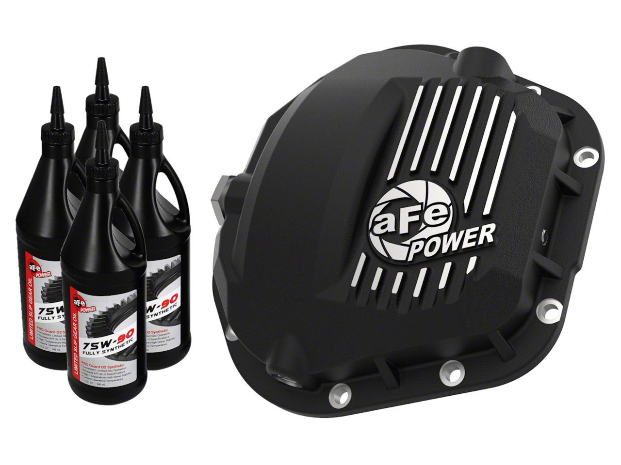 AFE F-250 Super Duty Pro Series Front Differential Cover with 75w-90 ...