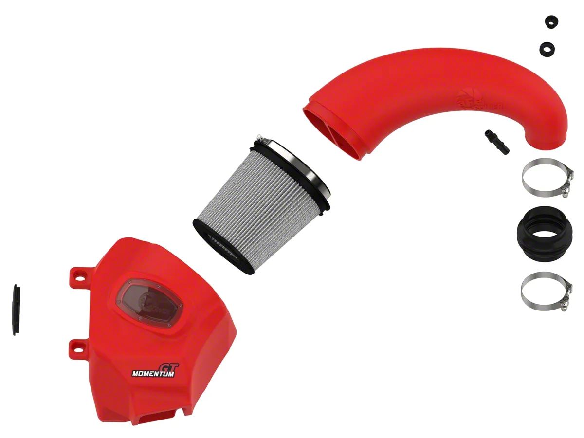 AFE RAM 1500 Momentum GT Cold Air Intake with Pro DRY S Filter; Red 50 ...