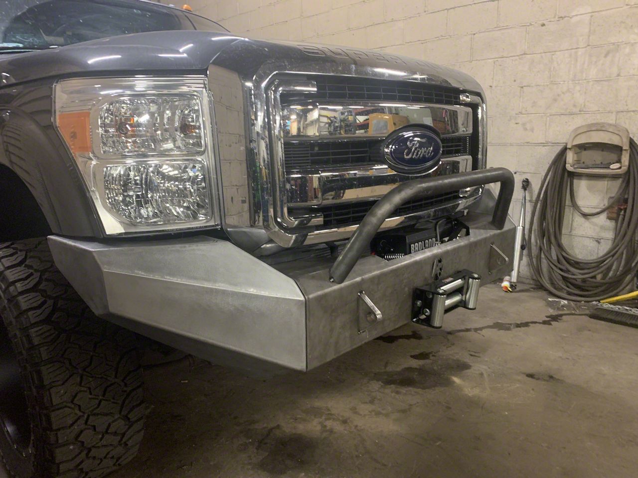 Affordable Offroad F-250 Super Duty Modular Winch Front Bumper with ...
