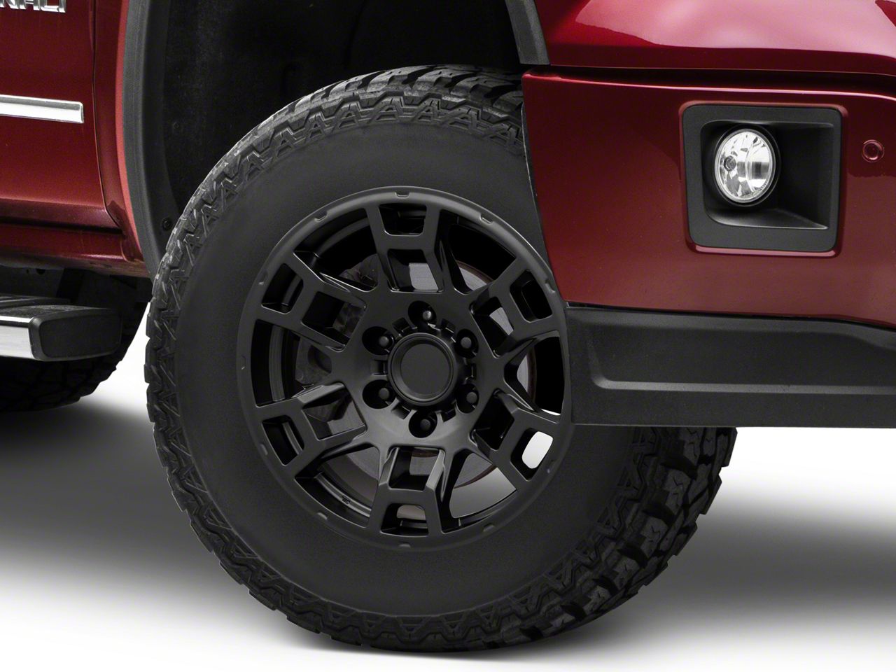 AGP Wheels Sierra 1500 Pro Matte Black 6-Lug Wheel; 17x8; 5mm Offset ...