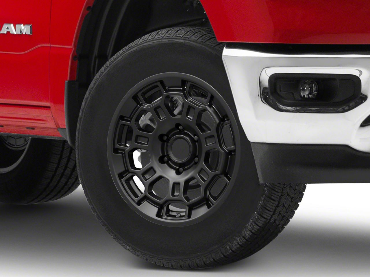 AGP Wheels RAM 1500 Pro22 Matte Black 6-Lug Wheel; 18x9; 12mm Offset ...