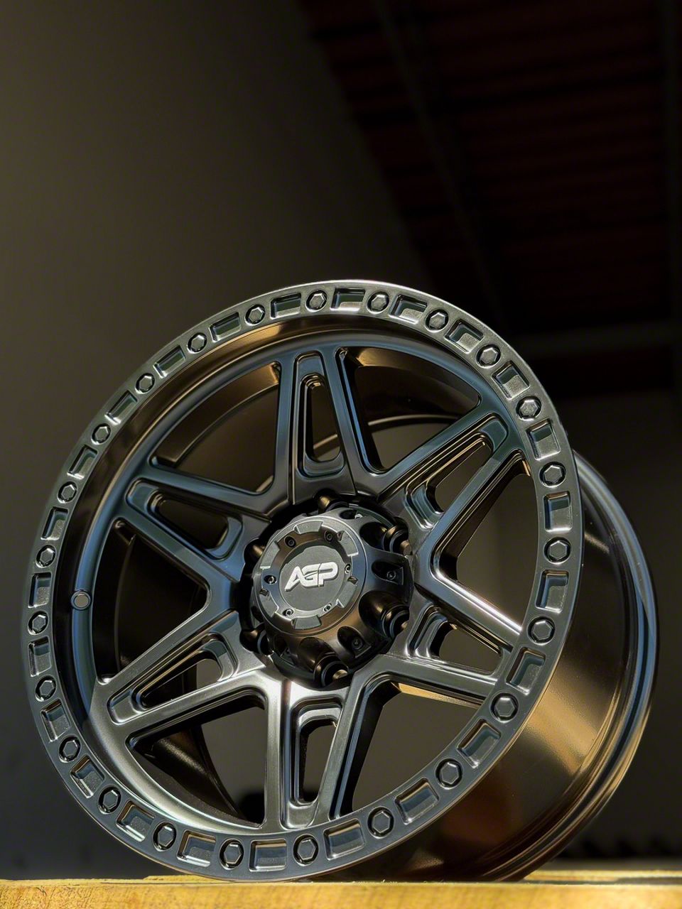 AGP Wheels Ranger 307 Matte Black 6-Lug Wheel; 17x9; 0mm Offset 307MB ...