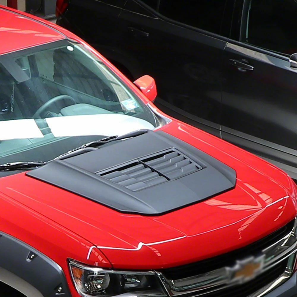 Air Design Colorado Hood Scoop; Satin Black GM25A02 (15-22 Colorado ...
