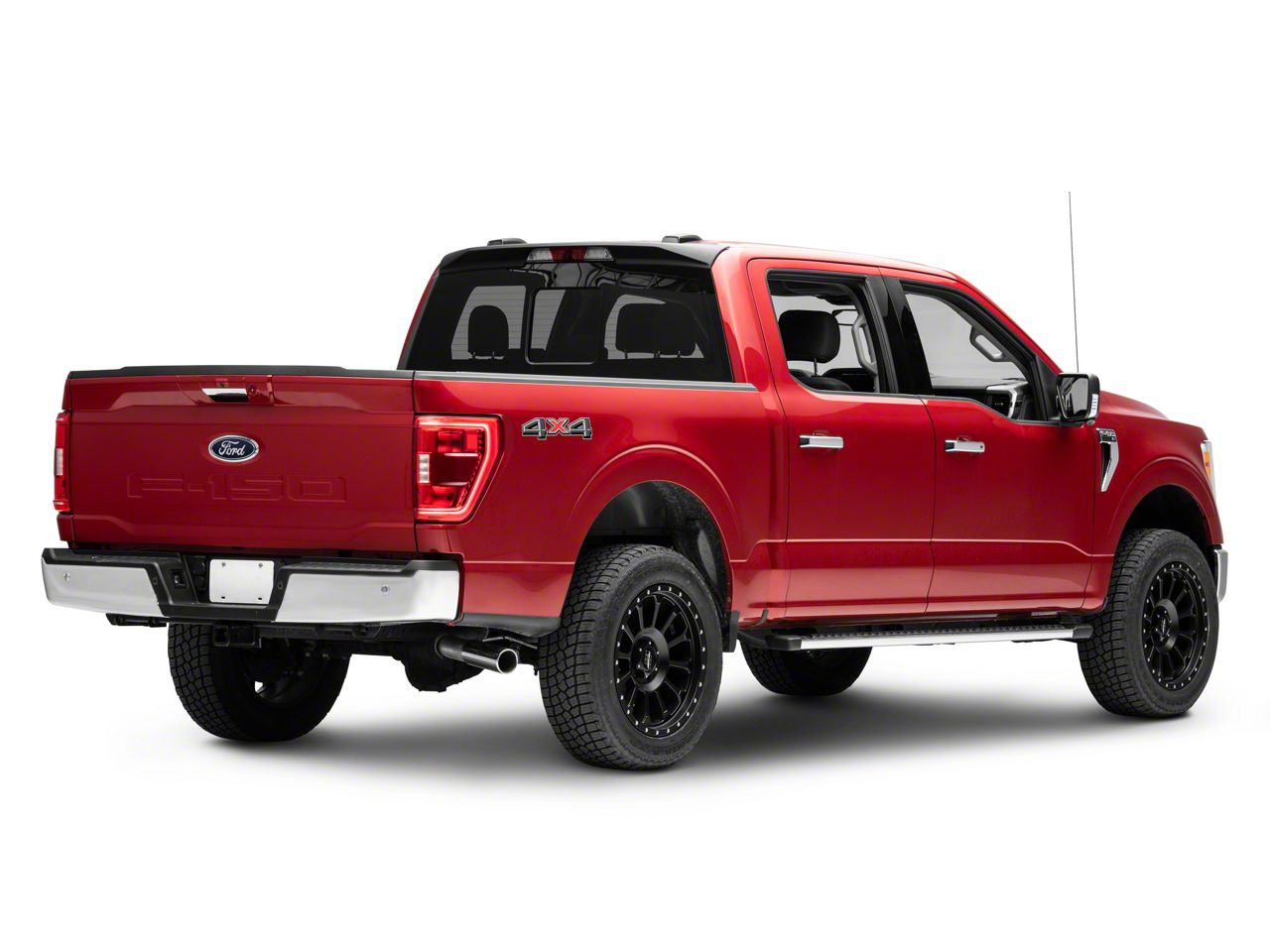 Air Design F-150 Cab Spoiler; Satin Black FO31A04 (21-25 F-150) - Free ...