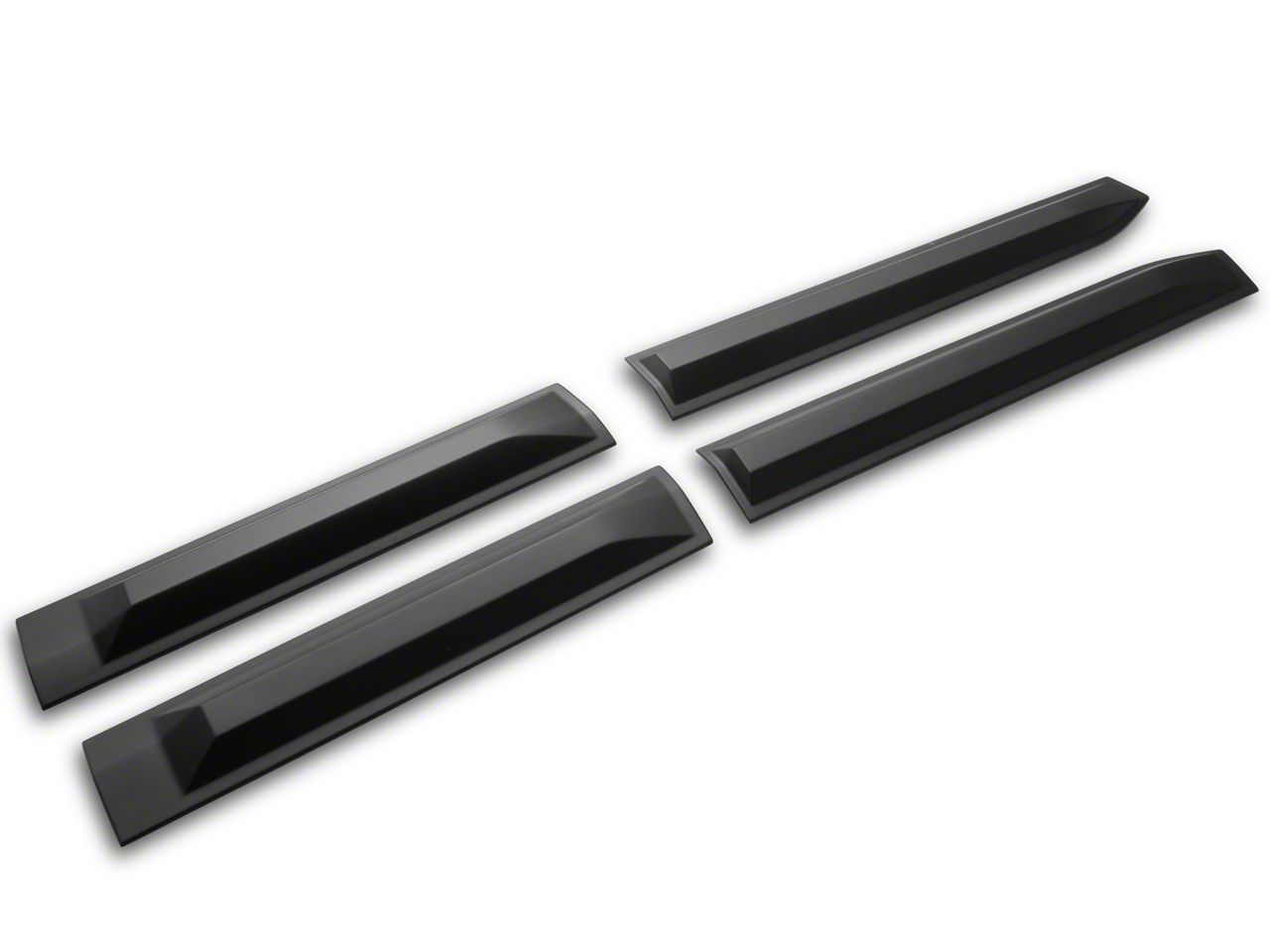 Air Design F-150 Door Rocker Panels; Satin Black FO31D10 (21-25 F-150 ...