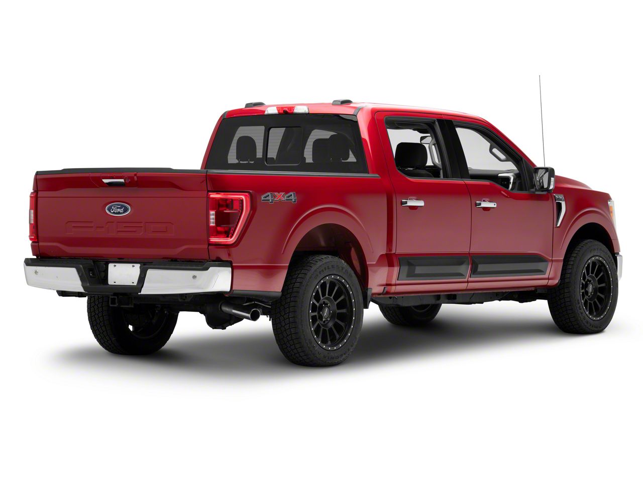 Air Design F-150 Door Rocker Panels; Satin Black FO31D10 (21-24 F-150 ...