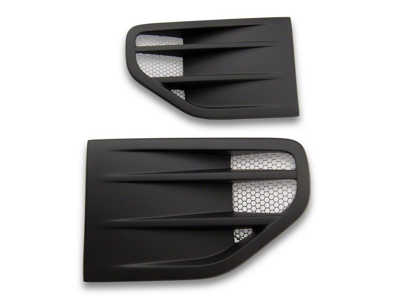 Air Design F-150 Fender Vents; Satin Black FO20A17 (15-20 F-150 ...