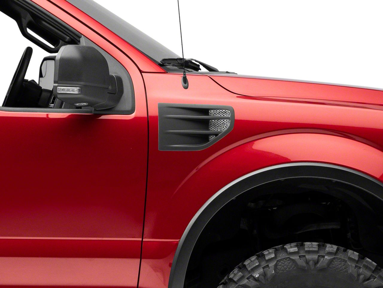 Air Design F-150 Fender Vents; Satin Black FO20A17 (15-20 F-150 ...