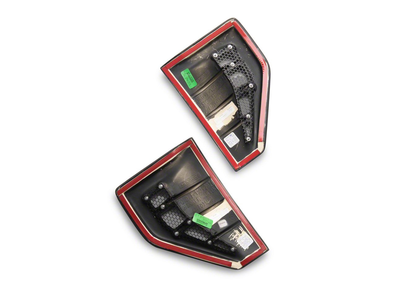 Air Design F-150 Fender Vents; Satin Black FO31A07 (21-25 F-150 ...