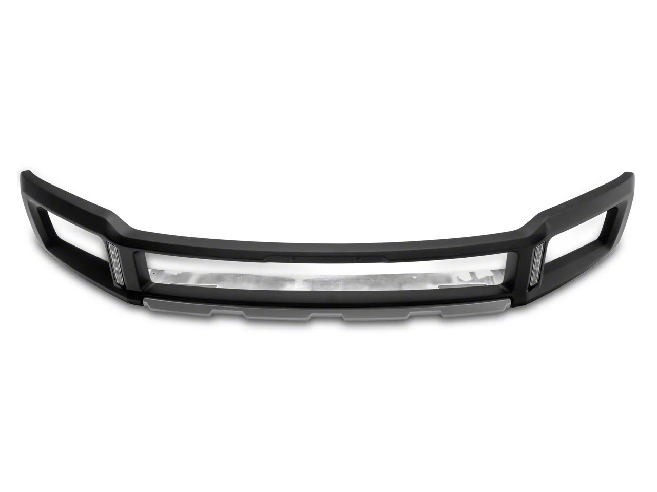 Air Design F-150 Front Bumper Guard with DRL; Satin Black FO25A11 (18 ...